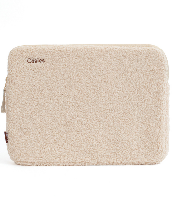 Teddy laptop sleeve 13/14 inch - Crème – Casies